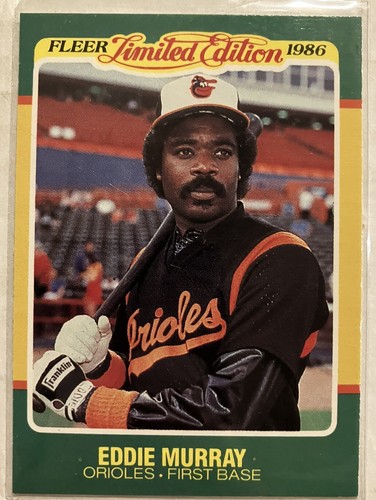 1986 Fleer Limited Edition Eddie Murray #32 Baltimore Orioles HOF | eBay