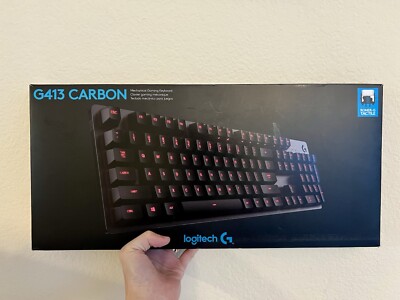 Logitech G413 Carbon Romer-G Tactile - Red - Wired | eBay
