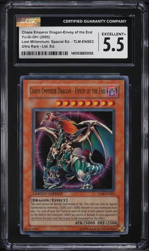2005 Yugioh Card TLM Chaos Emperor Dragon Envoy Of The End #TLM-ENSE2 ...