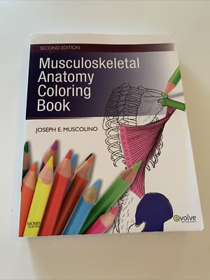 Musculoskeletal Anatomy Coloring Book by Joseph E. Muscolino (2009 ...