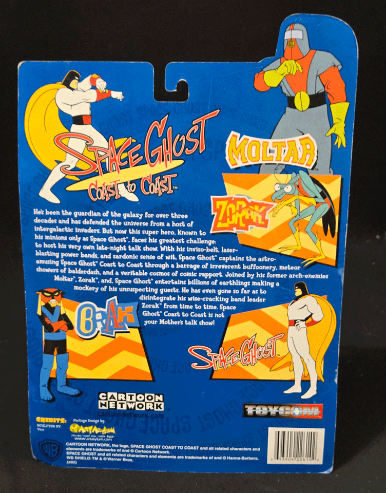 Space Ghost Coast To Coast Moltar W/ Consule Action Figure Cartoon ...