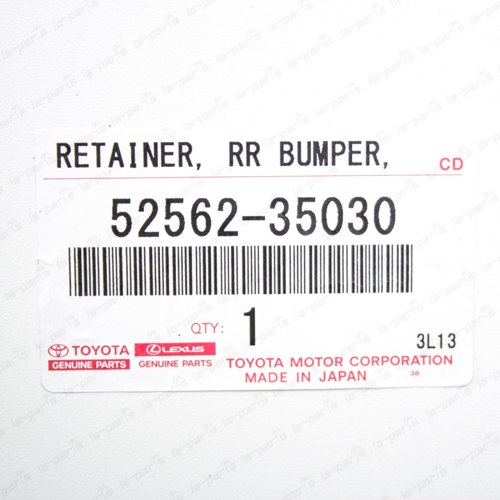 2007-2014 Toyota FJ Cruiser Rear Right Upper Bumper Retainer Genuine ...