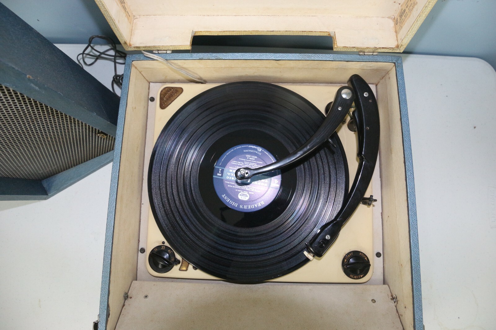 Vintage Collaro Conquest Turntable Record Changer Player in Portable ...