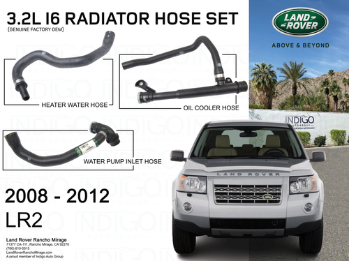 2008-2012 LAND ROVER LR2 GENUINE FACTORY OEM RADIATOR HOSE SET LR2 3.2L ...