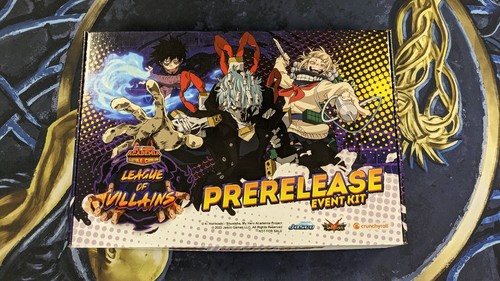 UFS My Hero Academia Card Game League of Villains Prerelease Event kit ...