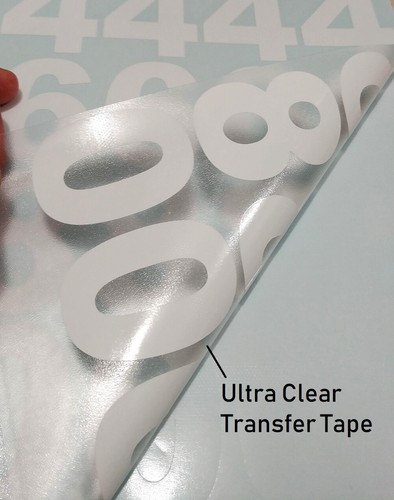 Set Of 4 Vinyl MailBox, toolbox, lockers - 1" Decals Stickers - 40 ...