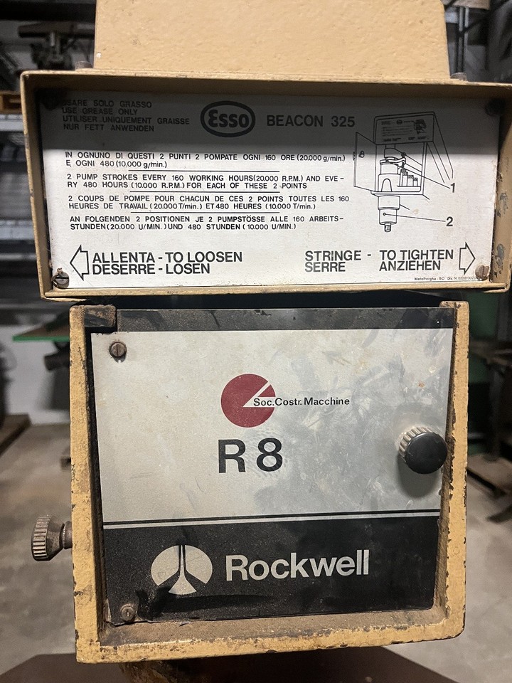 Rockwell Pin Router Woodworking Machine, Overarm Router R8 | eBay