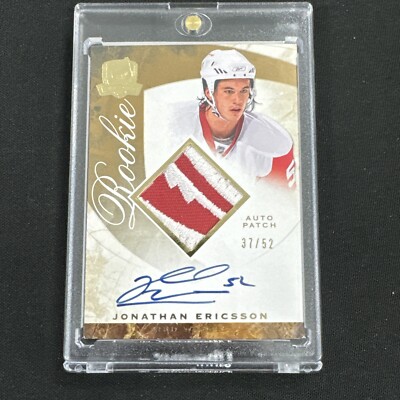 2008-09 Upper Deck The Cup Jonathan Ericsson Rookie Auto Gold /52 ...