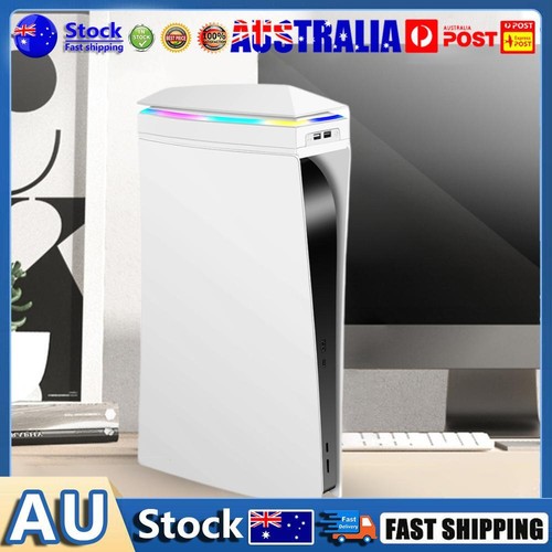 RGB Host Cooling Fan Dust-proof Game Host Radiator for PS5 Host (White ...