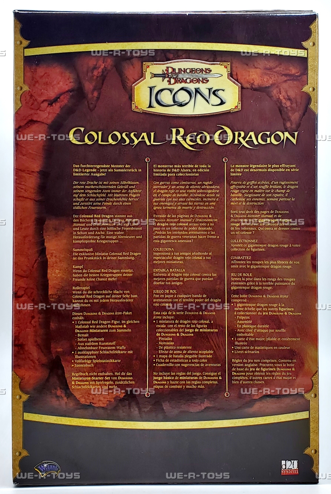Dungeons and Dragons Colossal Red Dragon Limited Edition Miniature for ...