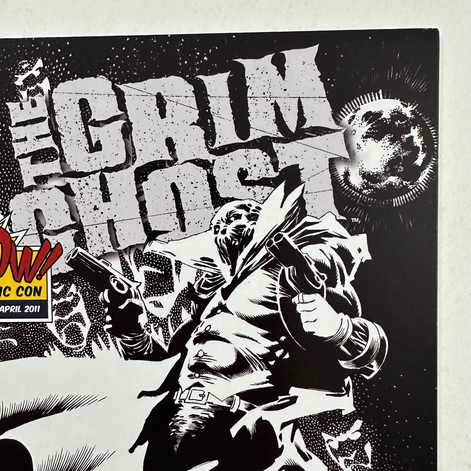 GRIM GHOST 1 KELLY JONES KAPOW B&W SKETCH VARIANT LMTD 250 (2011, ATLAS COMICS) | eBay