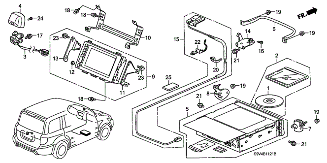 Genuine Honda Garnish Camera *YR545M* (Desert Rock Metallic) 39531-S9V ...