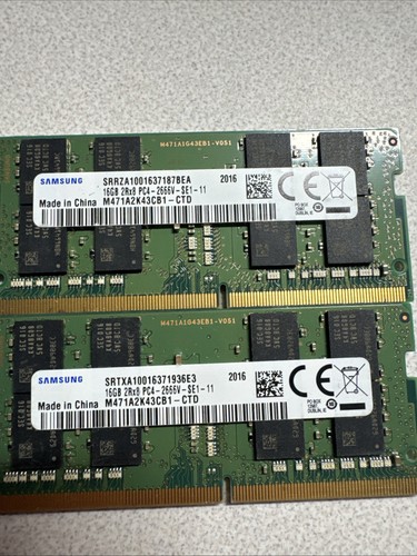 Samsung 32GB DDR4 SODIMM Laptop RAM (2 Of The 16GB Sticks) | eBay