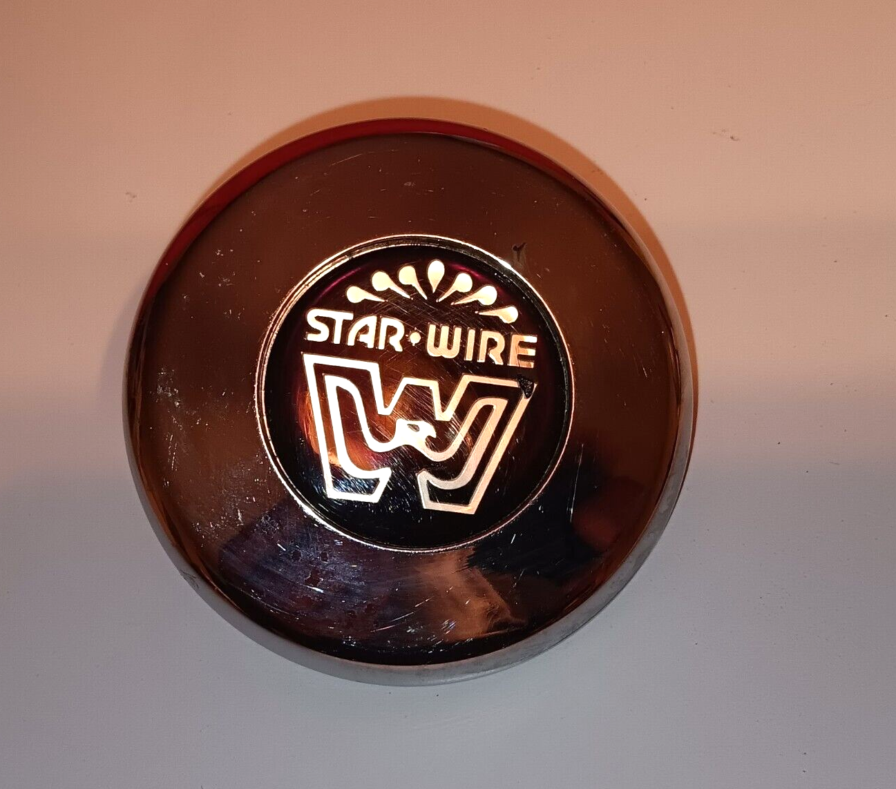 (1) ORIGINAL WELD WHEELS, INC. STAR WIRE SPOKE CENTER CAP NICE . | eBay