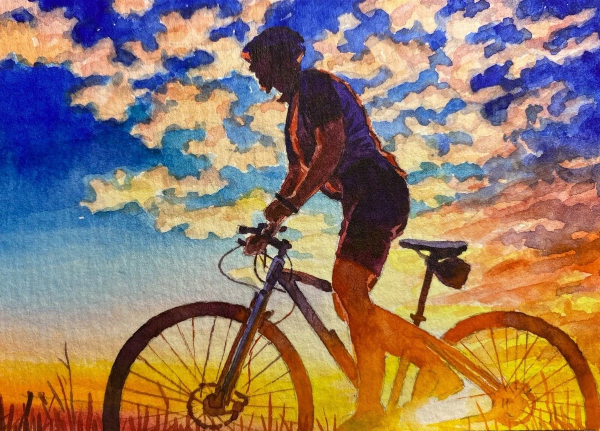 Mountain Bike Painting