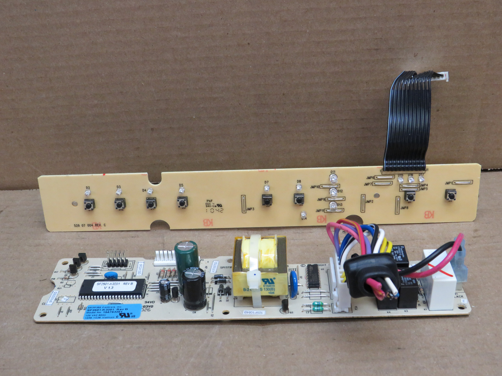 Frigidaire Kenmore Dishwasher Control Board Set Part # 154783201 ...