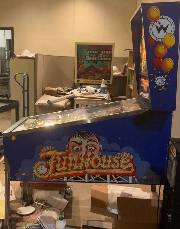 Funhouse Williams 1990 Pinball Machine w/ Additional Parts | eBay