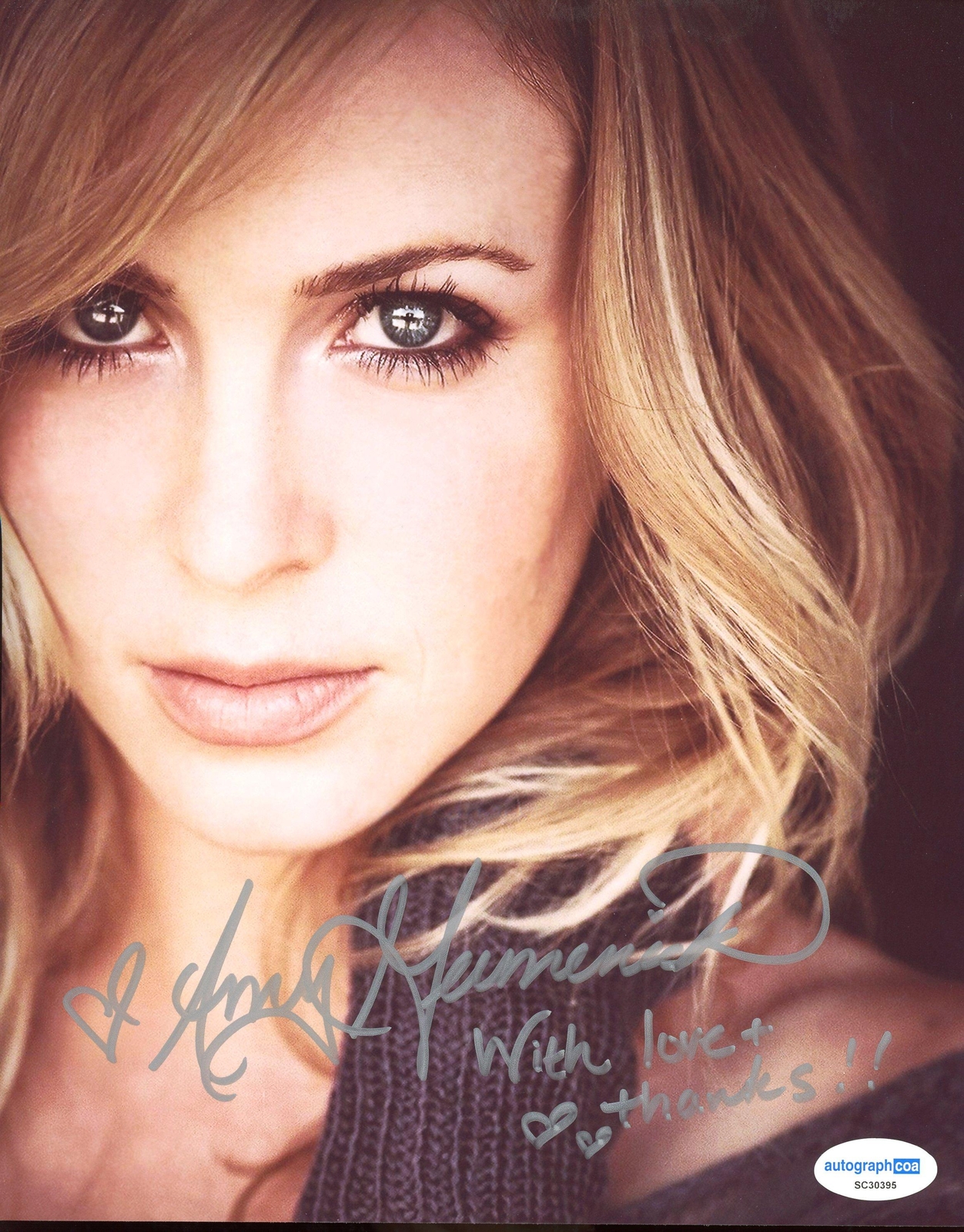 Amy Gumenick "Supernatural" AUTOGRAPH Signed Autographed 8x10 Photo ...