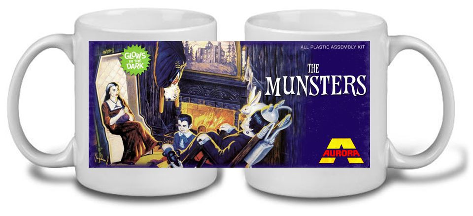 AURORA MODEL KITS UNIVERSAL MONSTERS mug 25 designs Custom made brand ...