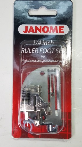 Janome 1/4" Ruler Foot Set for High-speed Straight Stitch Models ...