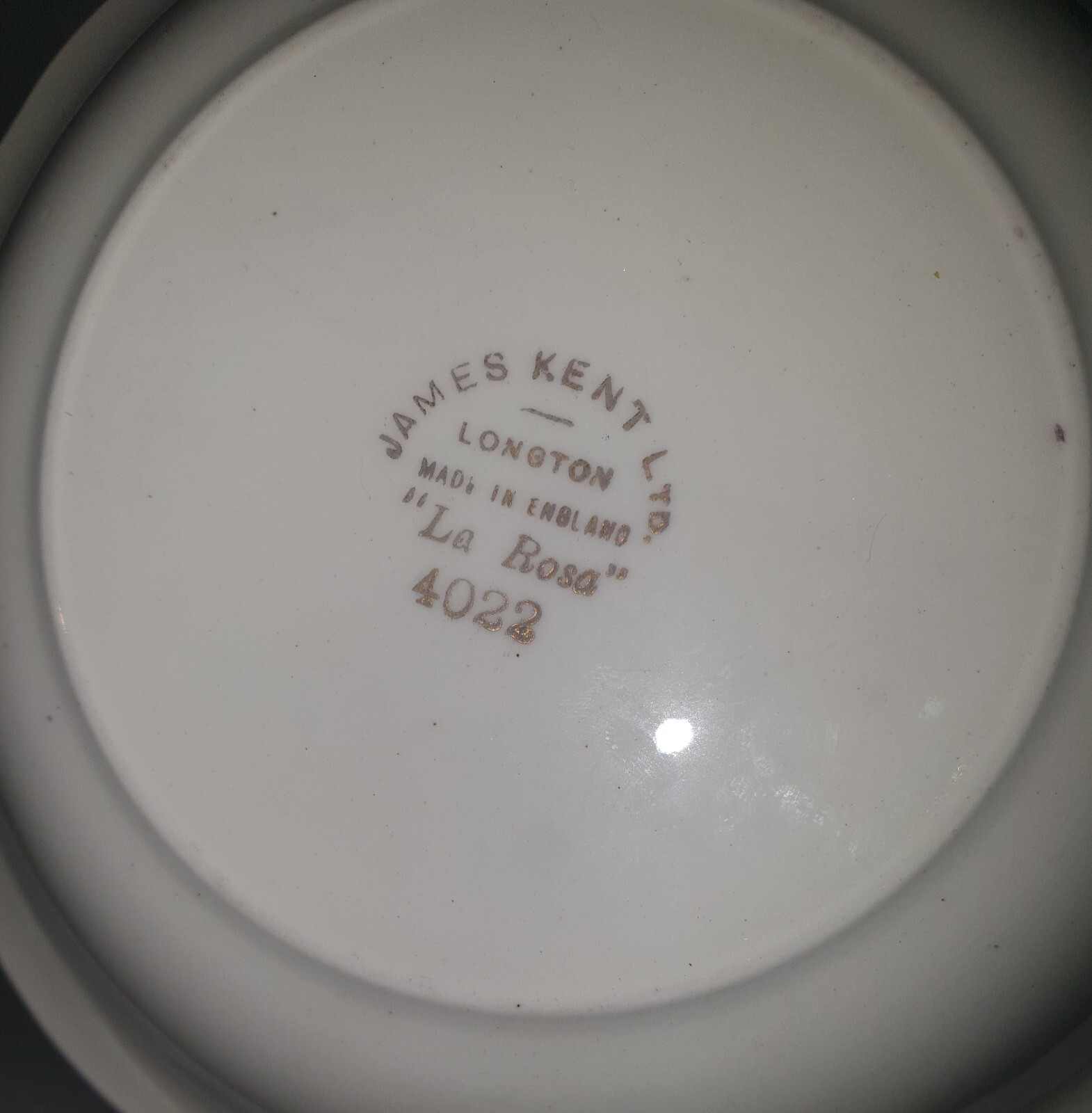 James Kent Limited Bowl 'La Rosa' 4022 Roses Design VGC | eBay UK