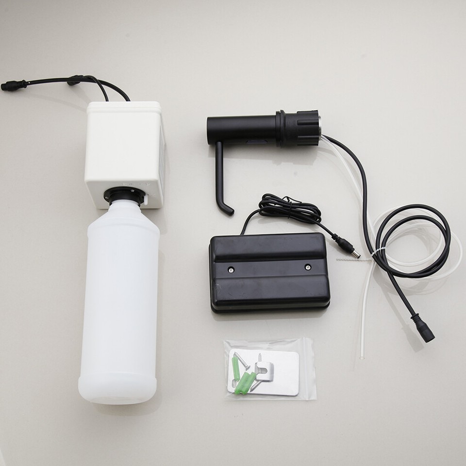 Stainless Steel Handsfree Automatic Touchless IR Sensor Soap Liquid ...