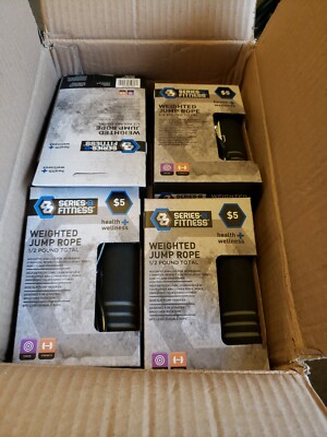 Series 8 Fitness Weighted Jump Rope 1.5 Pound Total, Fitness Jump Rope ...