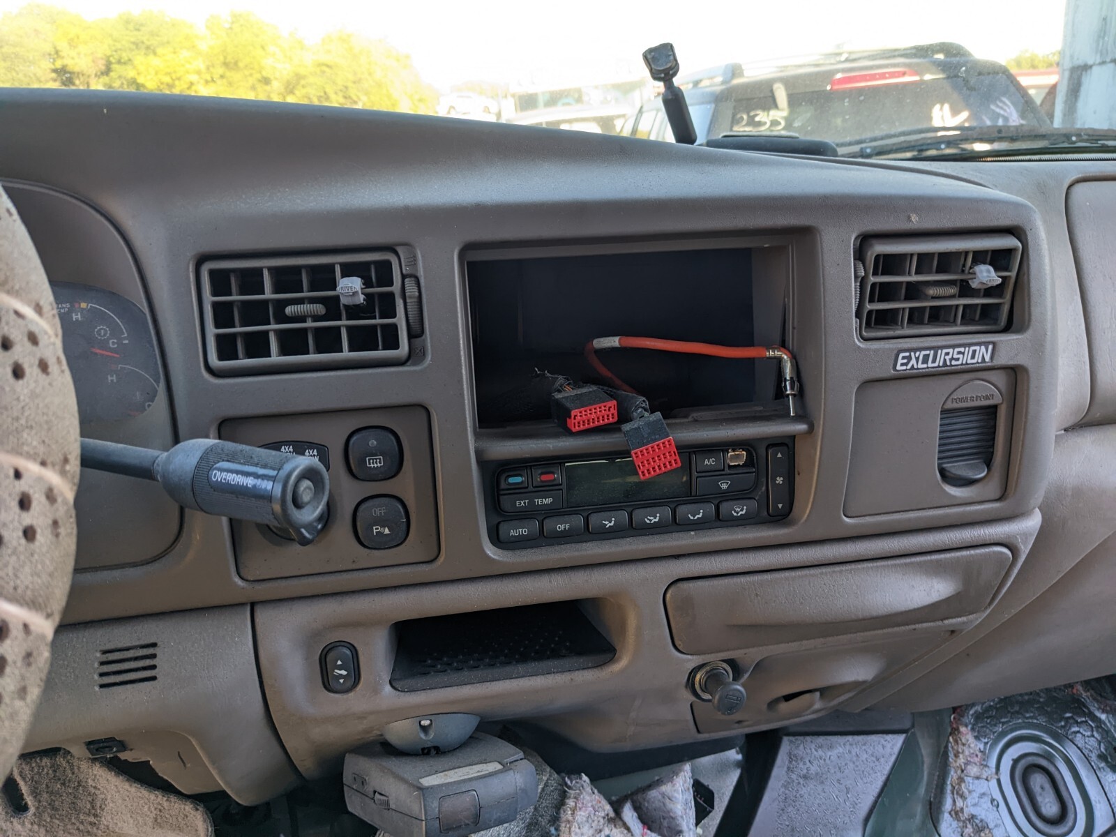 DASH ASSEMBLY 00-02 Ford Excursion F250 F350 Tan Beige Khaki DASH BOARD ...