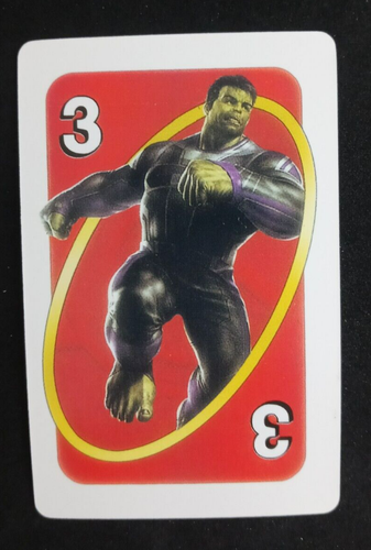 2018 Marvel Avengers Uno Card Red Hulk #3 | eBay