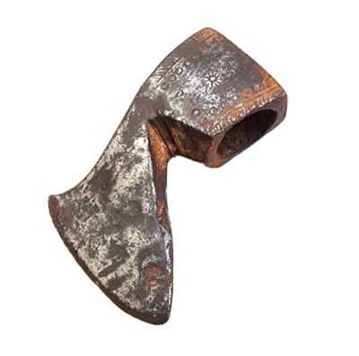 Vintage Old Antique Strong Solid Iron Hand Forged Fine Engraved Battle ...