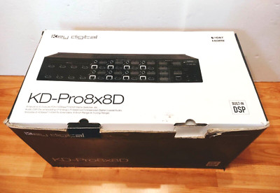 KEY DIGITAL KD-PRO8x8D 8X8 HDMI MATRIX SWITCHER 4K POH HDBT INTEGRATED ...