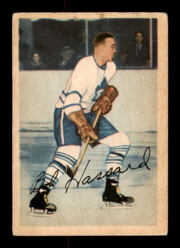 1953-54 Parkhurst #4 Bob Hassard VG/VGEX Maple Leafs 543378 | eBay