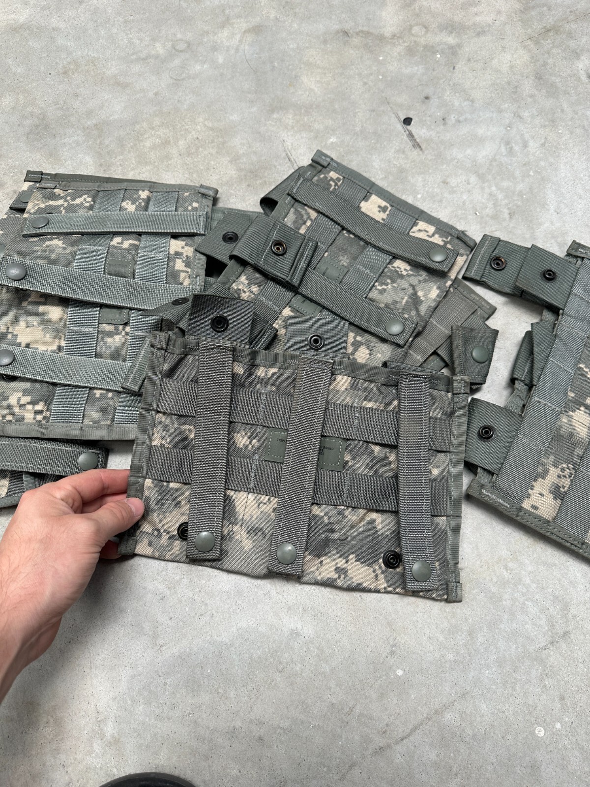 US Army Molle II Three Mag Pouch Multicam UCP 3 Magazine Side X Shingle ...