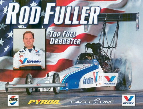 2005 "Hot Rod" Fuller Valvoline Top Fuel NHRA postcard | eBay