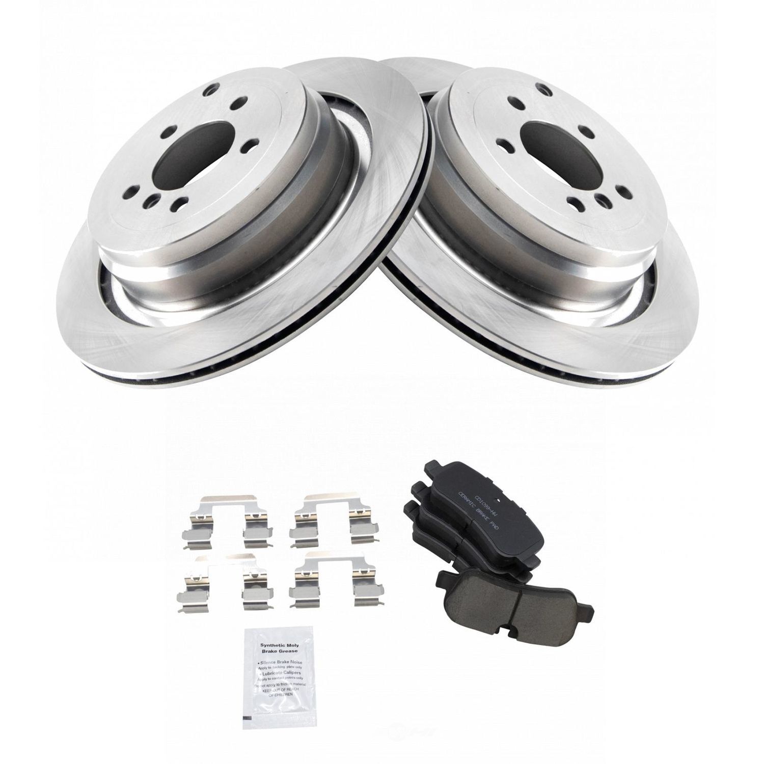 Disc Brake Kit-3 Piece Brake Pad and Rotor Kit fits 2006 Land Rover ...