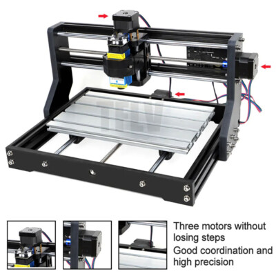 CNC 3018 Pro Laser Engraver CNC Milling Machine 3 Axis GRBL Offline ...
