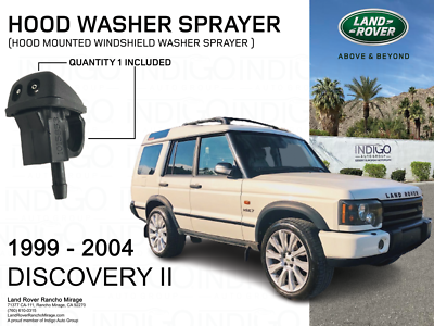 One Land Rover Discovery II Windshield Washer Jet Nozzle Hood Sprayer ...