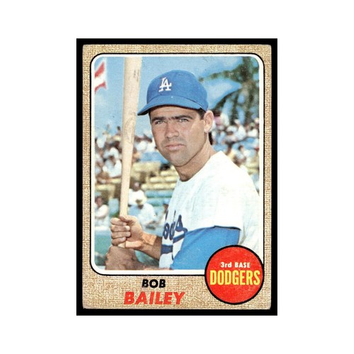 1968 Topps Baseball Card Bob Bailey Dodgers #580 | eBay