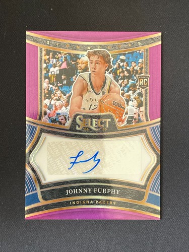 Johnny Furphy 2024-25 Panini Select RC Signatures Purple Prizm 29/75 # ...