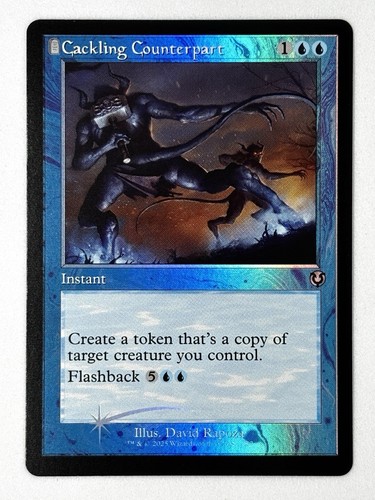 MTG Innistrad Remastered - Cackling Counterpart (Retro Frame) Foil NM ...
