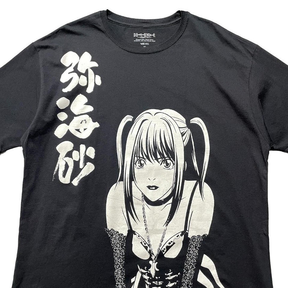 Death Note Official Anime T-Shirt Black Cotton Used Made in Japan No ...