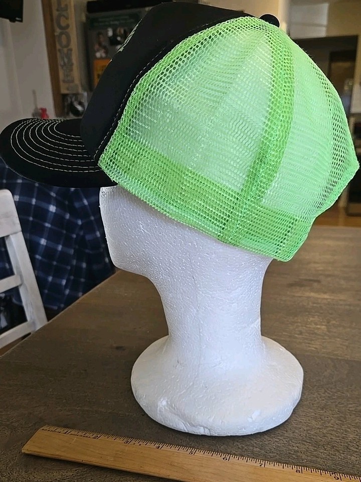 Gas Monkey Hat Cap Snapback Trucker Black Neon Mesh Adjustable Spell ...