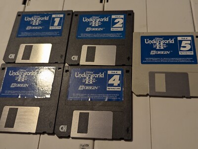 ULTIMA II 2 UNDERWORLD LABYRINTH OF WORLDS PC DOS 3.5 DISKS | eBay