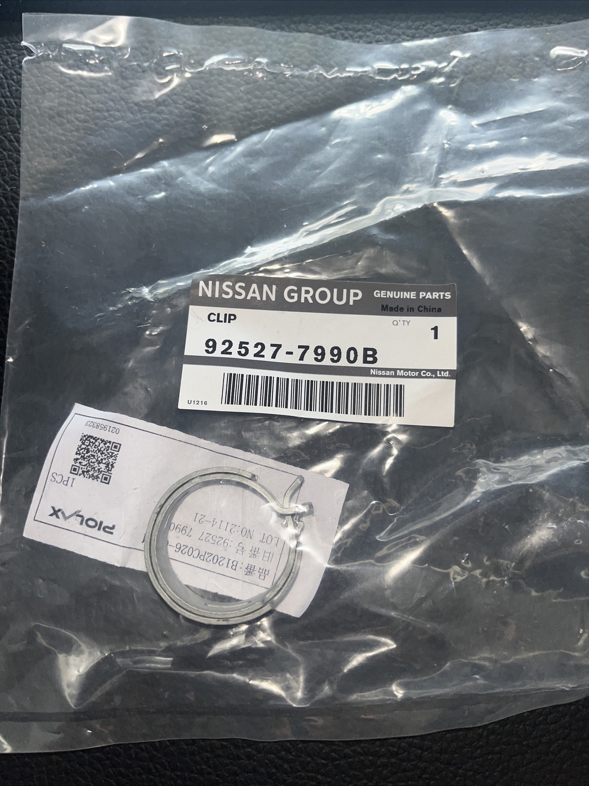 Genuine Nissan Water Pipe Clamp 92527-7990b for sale online | eBay