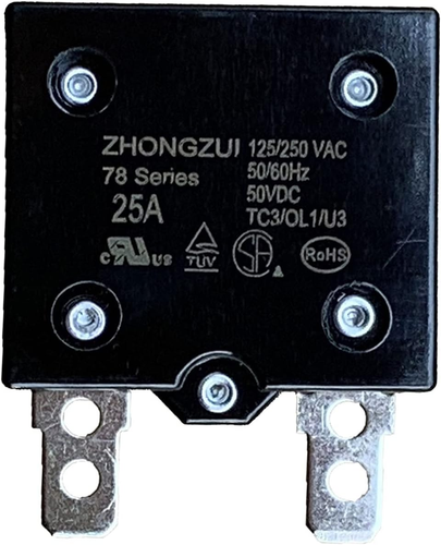 Weelye 1Pcs 25A 125/250Vac 50Vdc Automatic Reset Relay Thermal Switch ...