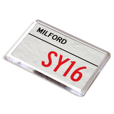 FRIDGE MAGNET - Milford SY16 - UK Postcode | eBay UK