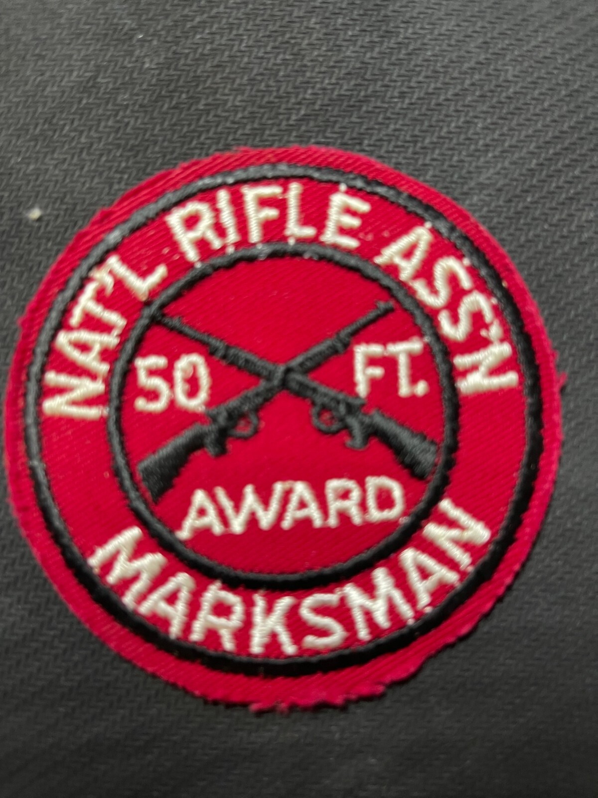 National Rifle Association 50 ft. Marksman Award Embroidered Sew-On 3 ...