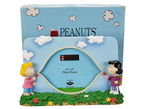 Snoopy Peanuts Lucy & Sally Jump Rope Frame Westland 8383 New In Box | eBay