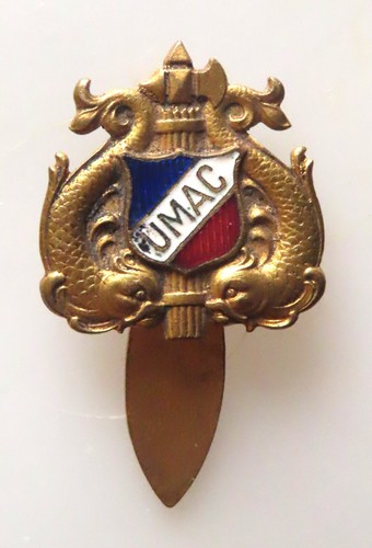 1914 - 1918, insigne émail Union des Marins Anciens Combattants, UMAC ...