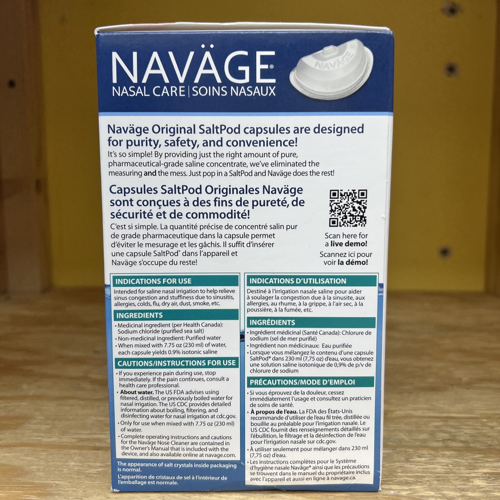 Navage Salt Pods Original 60 Salt Pods Exp 1/24 | eBay
